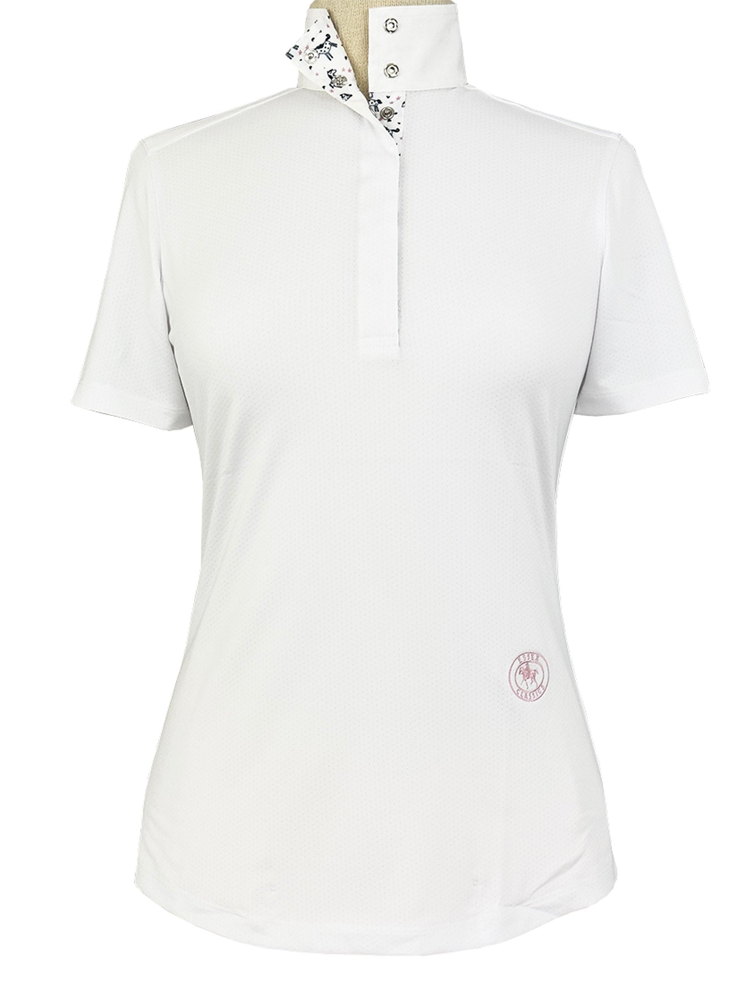 Unicorns Ladies Talent Yarn Straight Collar Short Sleeve Show Shirt ...